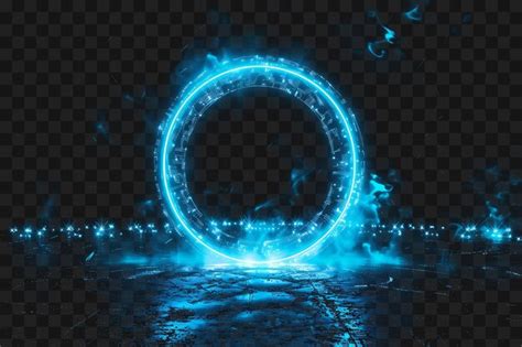 Premium Psd Psd Tron Inspired Light Neon Frame With Tron Grid Lines