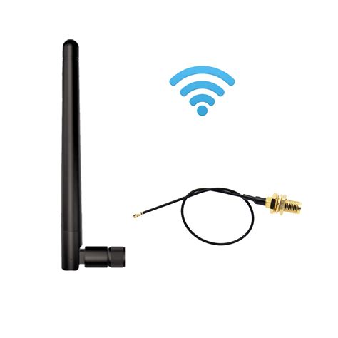 Geekworm 2 4ghz 5ghz Dual Band Ipex 4 To Sma 3dbi Antenna