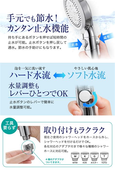 シャワーヘッド 節水シャワー ミスト 5段階モード 節水シャワー 美容 毛穴汚れ 除去 保湿 美髪 取付簡単 プレゼント 国際汎用基準g1 2