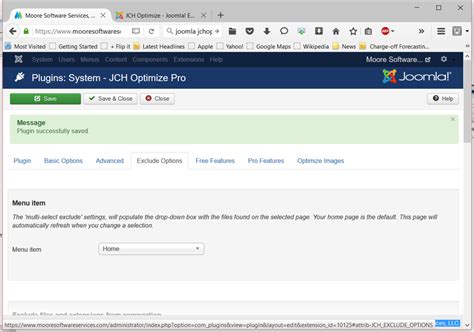 configuring server side page caching in joomla