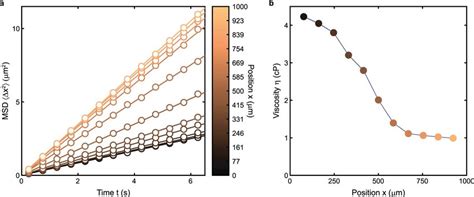 Spatially Resolved Microrheology Quantifies The Viscosity Profile In A
