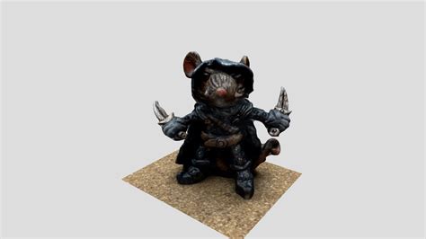Dandd Rogue Mouse 3d Model By Shane Bevin Spacebovine Cbfa169
