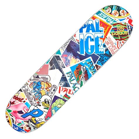Palace Skateboards Sticker Pack Slick Skateboard Deck 8 1