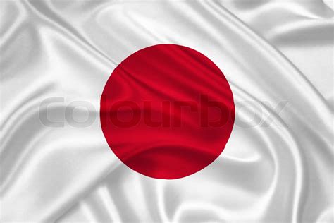 Flagge Von Japan Stock Bild Colourbox