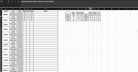 Median Mode With If Conditions And Eliminating Blank Cells