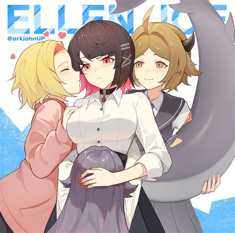 Ellen Joe Ruby Monna And Lynn Zenless Zone Zero Drawn By Ark John