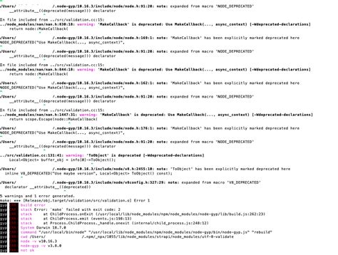 strapi commands not found deprecation issues running node v10 x x and