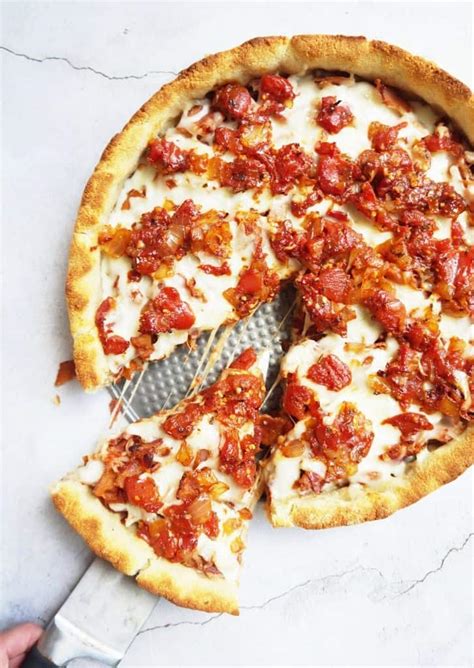 Chicago Style Keto Deep Dish Pizza Clean Keto Lifestyle