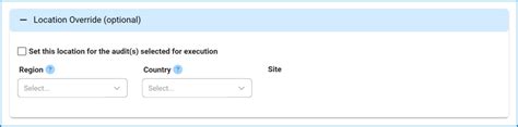 Location Override Audit 11 1