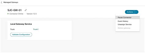 Assign Services To Managed Gateways