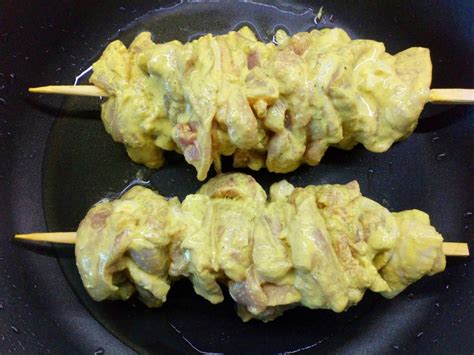Куриный шашлычок с арахисовым соусом · Блюда из курицы