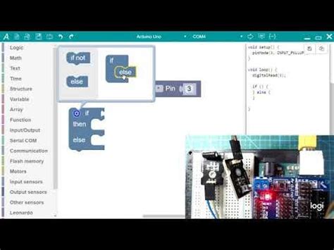 Sensores KEYESTUDIO Programación gráfica con ArduBlock Proyecto 15