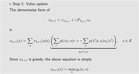 强化学习 赵世钰（四）：值迭代算法（value Iteration）、策略迭代算法（policy Iteration）、截断策略迭代算法