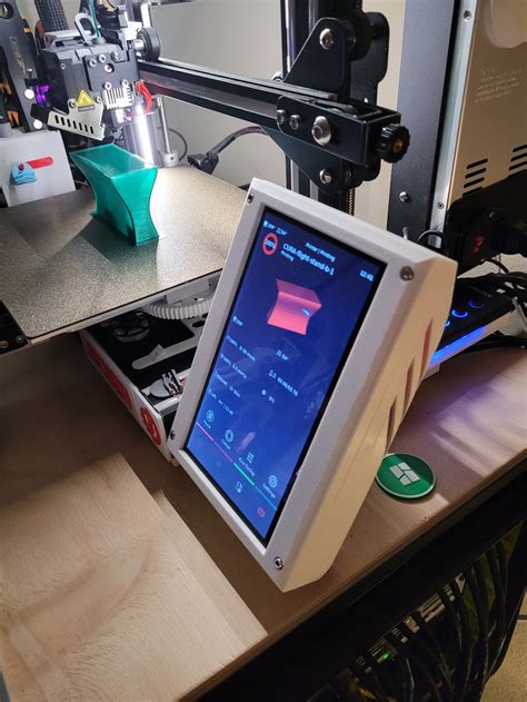 Mounted 7 Raspberry Pi Monitor Enclosure For Ender 3 By Revhazlett