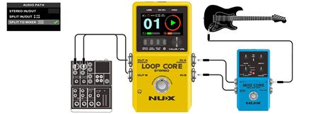 Nu X Core Series Loop Core Stereo Effects Pedal Mooloolaba Music