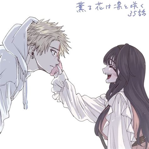 Kaoru Hana Wa Rin To Saku Fond Decran Dessin Portraits De Personnages Fond Decran Pastel