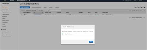 Amazon Web Services Why Has My Aws Cloudfront Distribution Become Disabled Stack Overflow