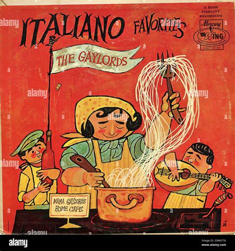 Italiano Favorites Vintage Record Cover Stock Photo Alamy
