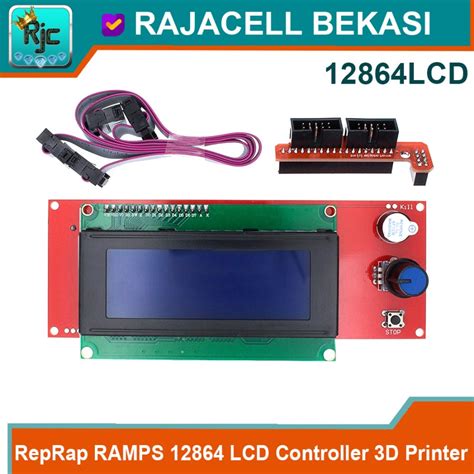 Jual Lcd Controller 12864 Reprap Ramps 1 4 Cnc Mesin 3d Printer Machine Shopee Indonesia