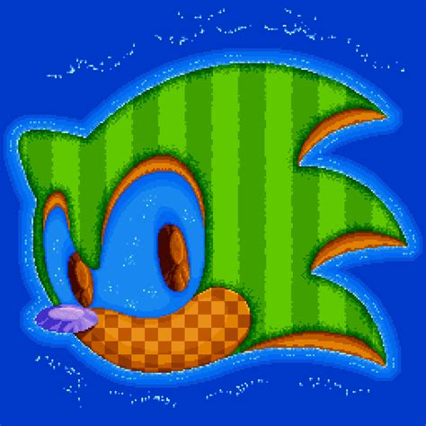 The Texture For The Sonic Head Island That Appears Sonic The Hedgeblog