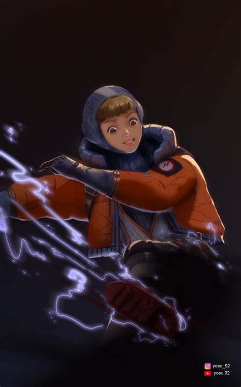 Wattson Apex Legends Battle Royal Game Fan Art Legend Apex