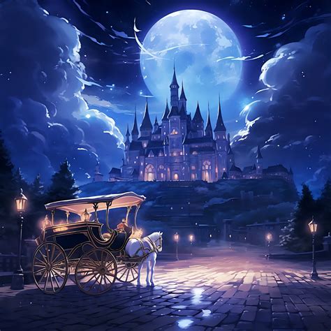 Download Ai Generated Castle Carriage Royalty Free Stock