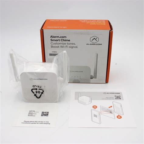Alarm Com Smart Chime Wireless Wifi Extender Doorbell Chime ADC W C EBay