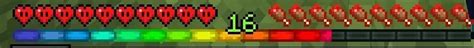 Rainbow Exp Bar And Hearts With Eyes To Match Hardcore Fixed
