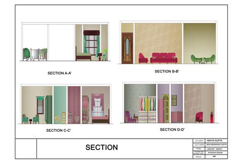 Sections Autocad Sectional Autocad Drawing