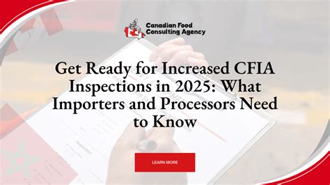Cfia Inspections 2025 Key Updates For Importers And Processors Cfca