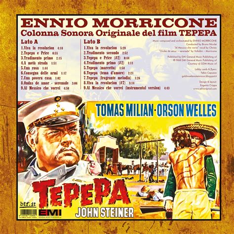 Tepepa Ennio Morricone Orange Vinyl Helix Sounds