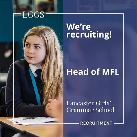 Lggs Is Recruiting A Full Time And Permanent Head Of Department