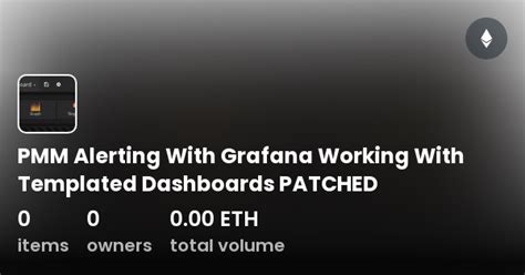 Pmm Alerting With Grafana Working With Templated Dashboards Patched