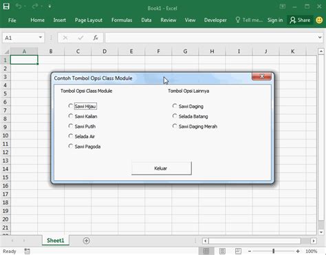cara menggunakan class module untuk sejumlah tombol pilihan pada userform macro vba excel