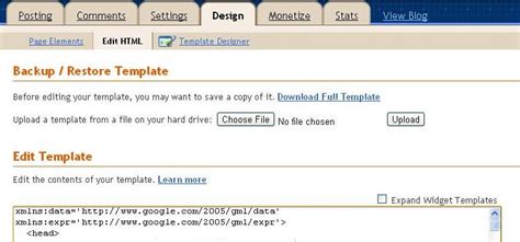 No Edit Html Option In New Blogspotblogger In Draft