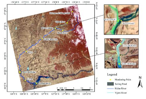 Distribution Map Of Pollution Monitoring Points Download Scientific