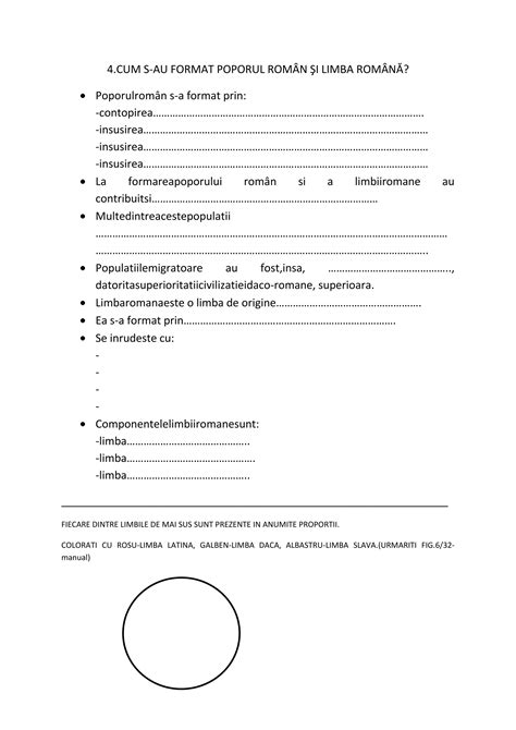 4 Cum S Au Format Poporul Roman Si Limba Romana Pdf