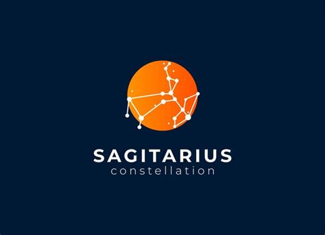 Premium Vector Sagitarius Constellation Logo Design