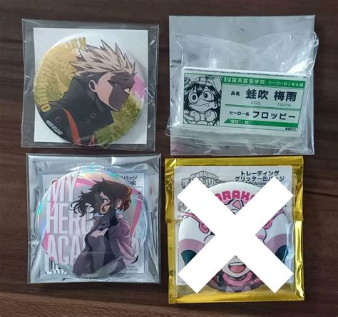爆豪勝己 ヒーロープラザ 箔押し 缶バッジ メルカリ