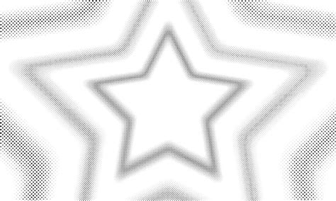 Premium Vector Halftone Star Shape Border Pattern Background Dots Texture