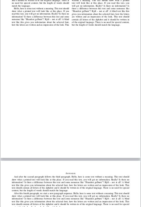 Spacing Removing The Space In The Page Before Appendix Tex Latex