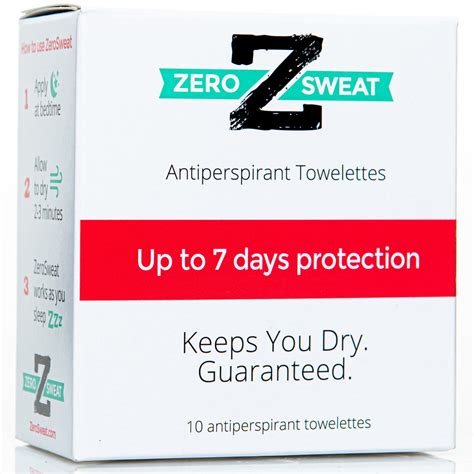 Antiperspirant For Hyperhidrosis Get Zerosweat Products