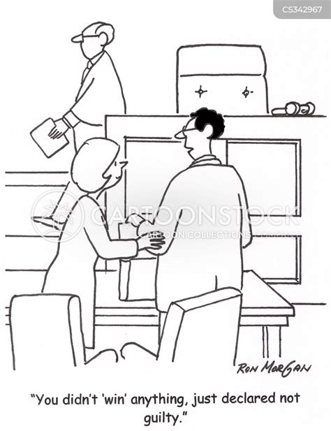 Not Guilty Verdict Cartoons And Comics Funny Pictures From Cartoonstock