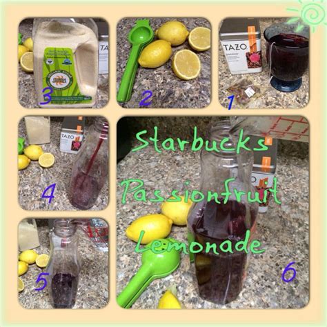 6 Easy Steps For Starbucks Passionfruit Lemonade Step 1 Brew Two Tea