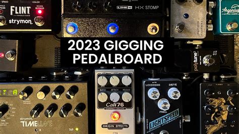 Working Guitarists Pedalboard New Board For 2023 YouTube
