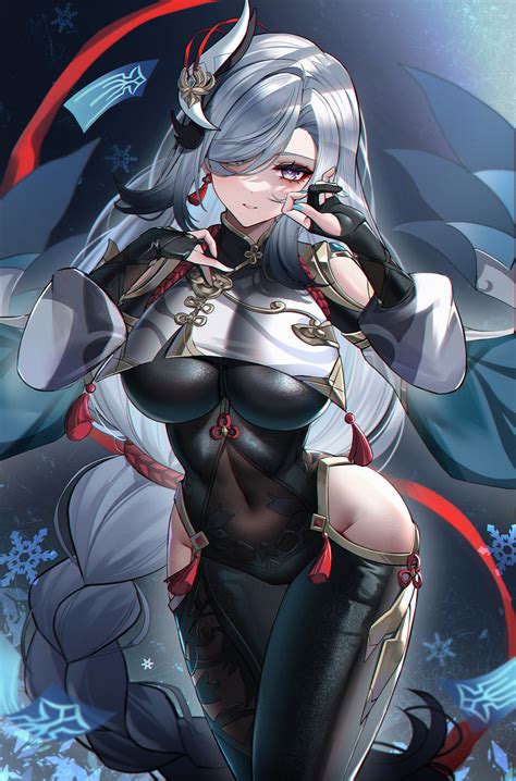 Shenhe Genshin Impact Drawn By Eternity Shadeh Danbooru