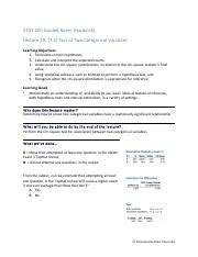 STAT Lecture 29guidednotes Pdf STAT 200 Guided Notes Haubrick Lecture
