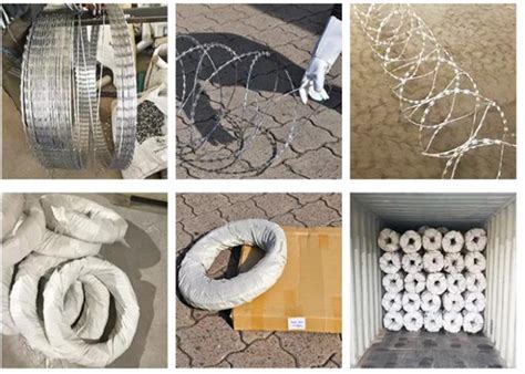 Heavy Galvanized Bto 22 Razor Barbed Wire Concertina 25mm