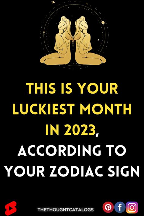 This Is Your Luckiest Month In 2023 According To Your Zodiac Sign