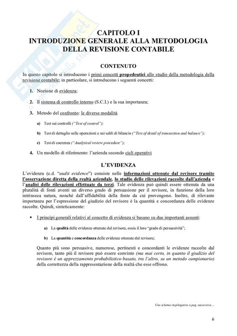 Riassunto Esame Revisione Aziendale Prof Maccioni Piero Libro